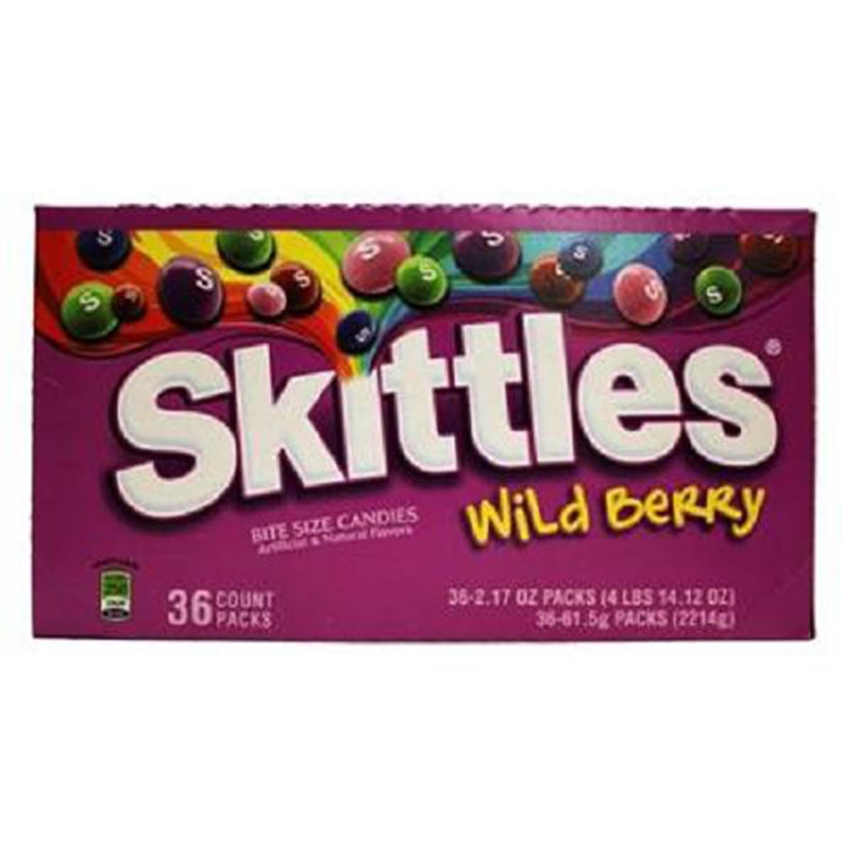 Skittles Wild Berry Fruity Chews - Case of 36 - Walmart.com