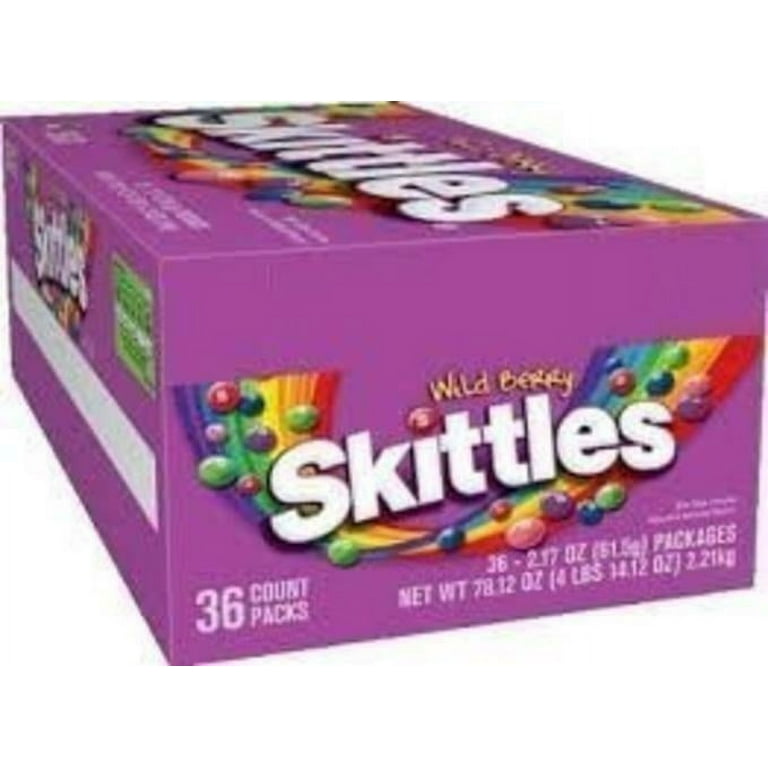 Skittles Wild Berry Single, 36-Count - Walmart.com