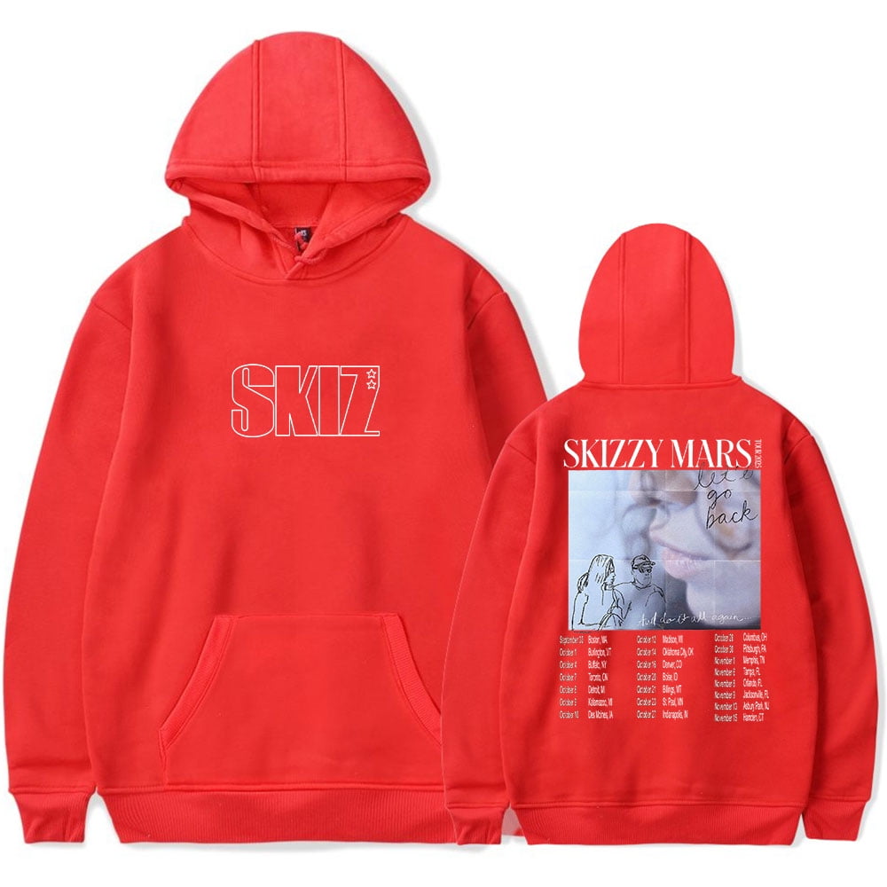 Skizzy Mars 2025 Tour Hoodies Long Sleeve Streetwear Cosplay Women Men Hooded Sweatshirts ...