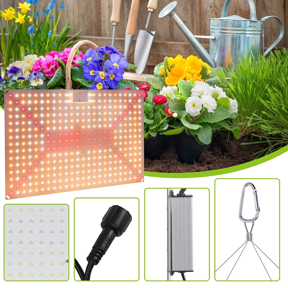 Skksst 360 LEDs Plant Grow Lights Panel Hanging Full Spectrum UV IR ...