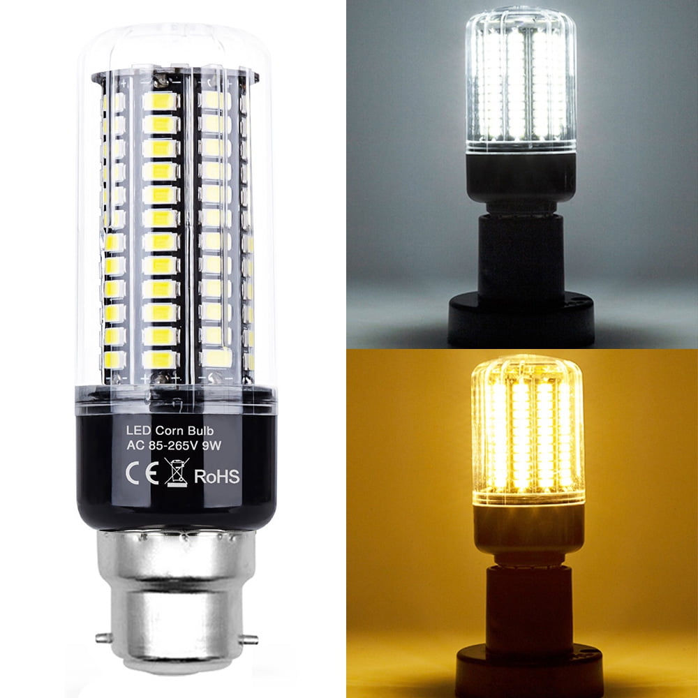 Skksst B22 12W LED Corn Light Bulb Cool White Aluminum Radiator COB ...