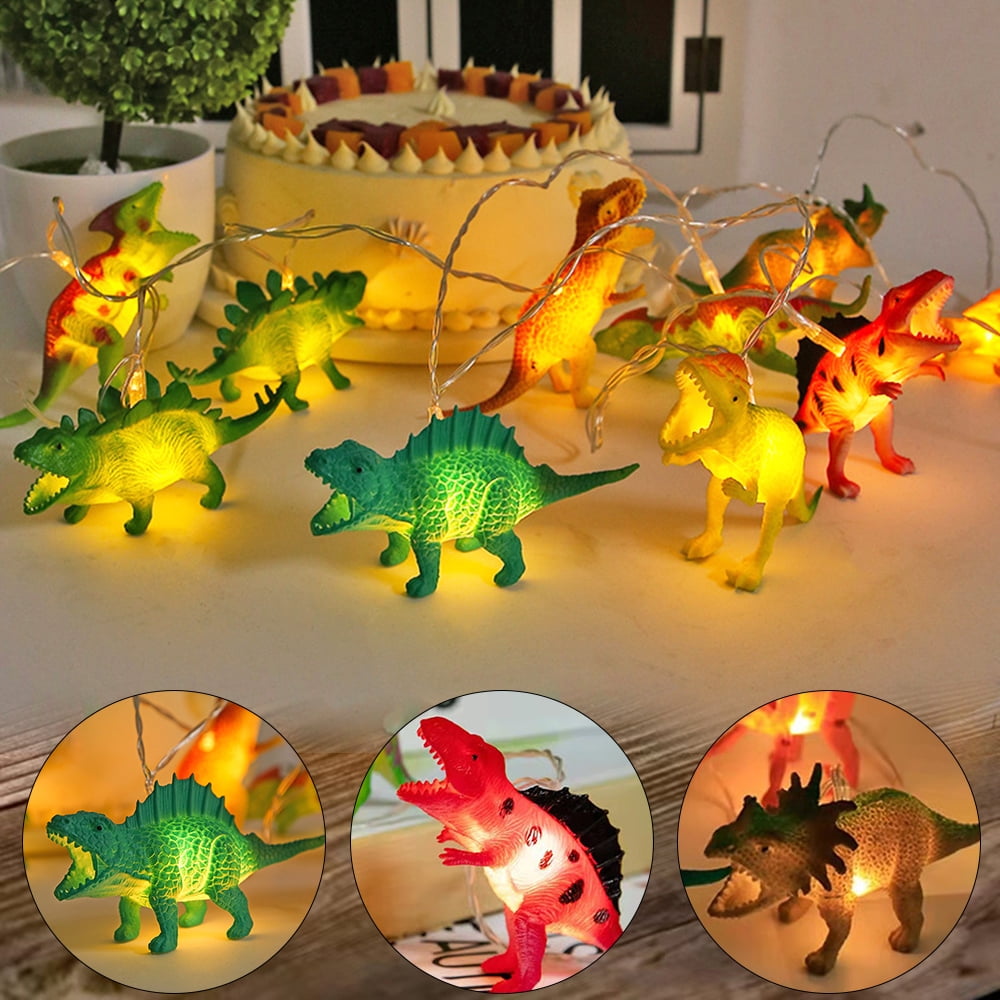 Skksst Children Kids Bedroom Cartoon Dinosaur LED String Light ...