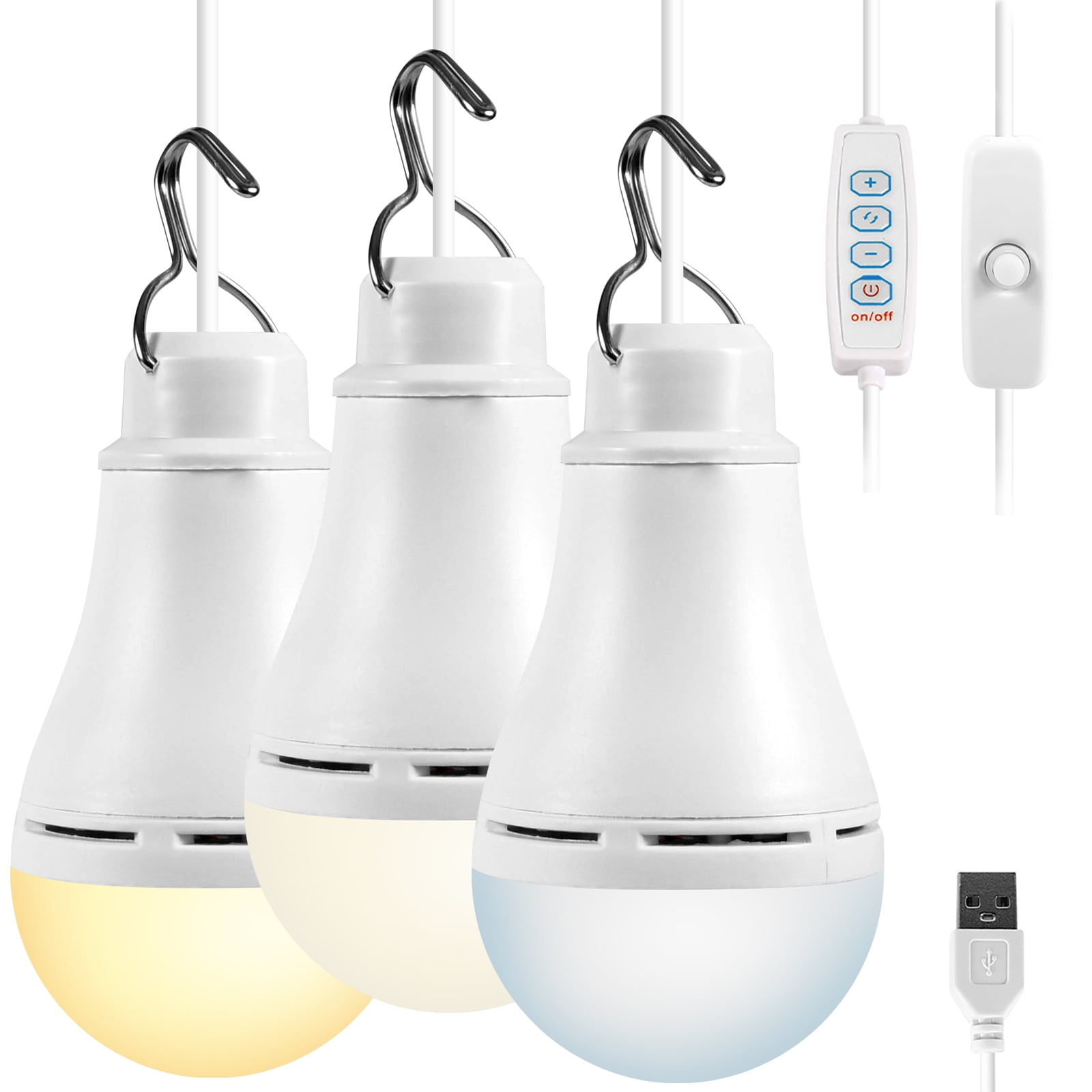 Skksst LED Camping Light Bulb Portable Outdoor Emergency Hanging ...