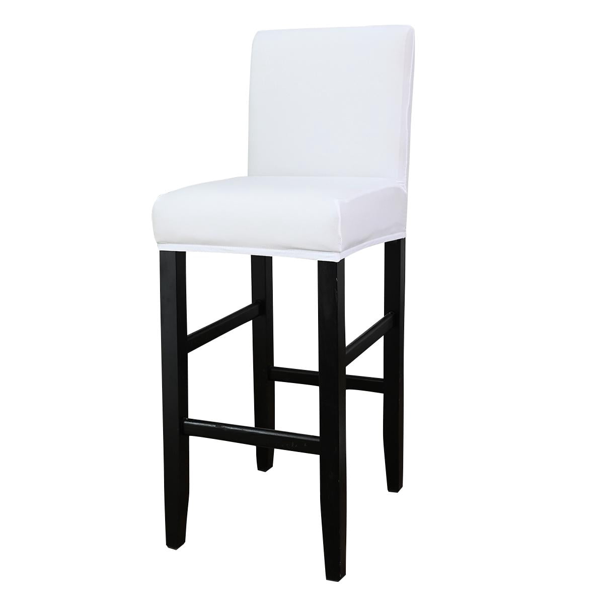 Skksst Stretch Bar Stool Slipcover Pub Counter Spandex Short Back Chair ...