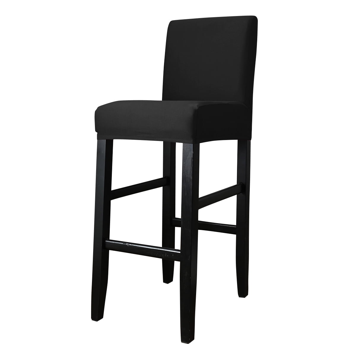 Skksst Stretch Bar Stool Slipcover Pub Counter Spandex Short Back Chair ...