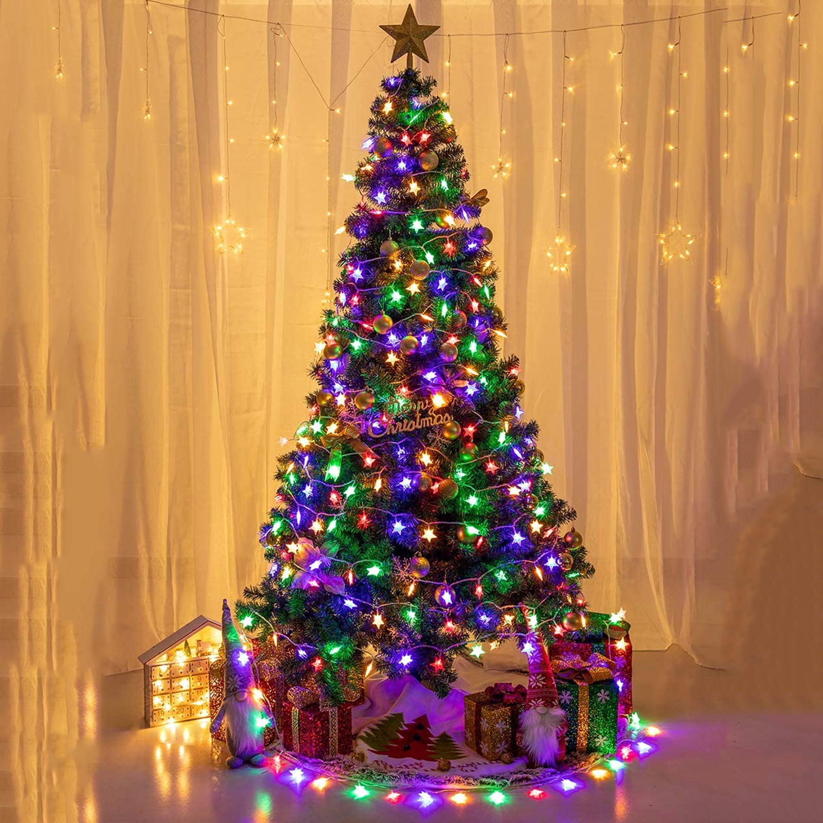 Skksst Twinkle Star String Light 6M USB Powered Christmas Tree Party ...