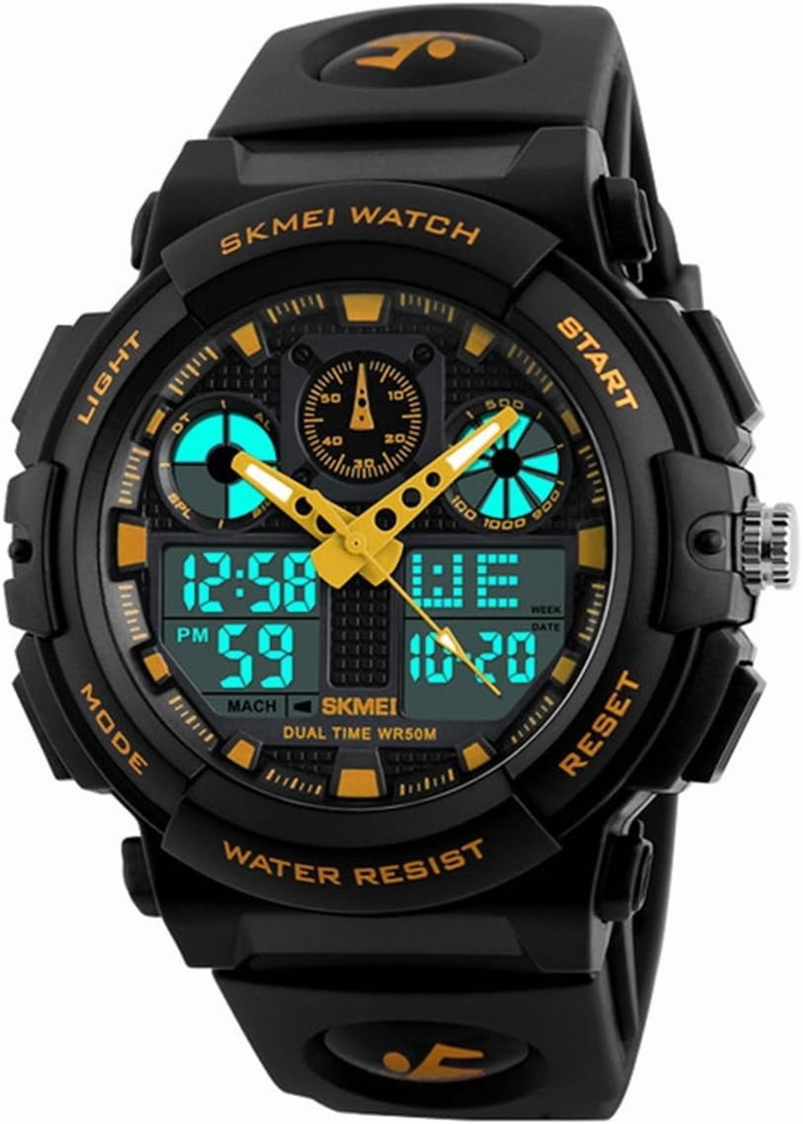 Skmei Men's Digital Analog Sports Military Watches Waterproof Outdoor ...