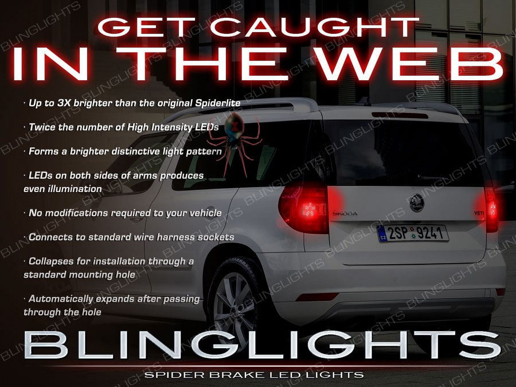 For The Skoda Yeti Custom LED Tail Lamp Spider Light Bulbs Å koda ...