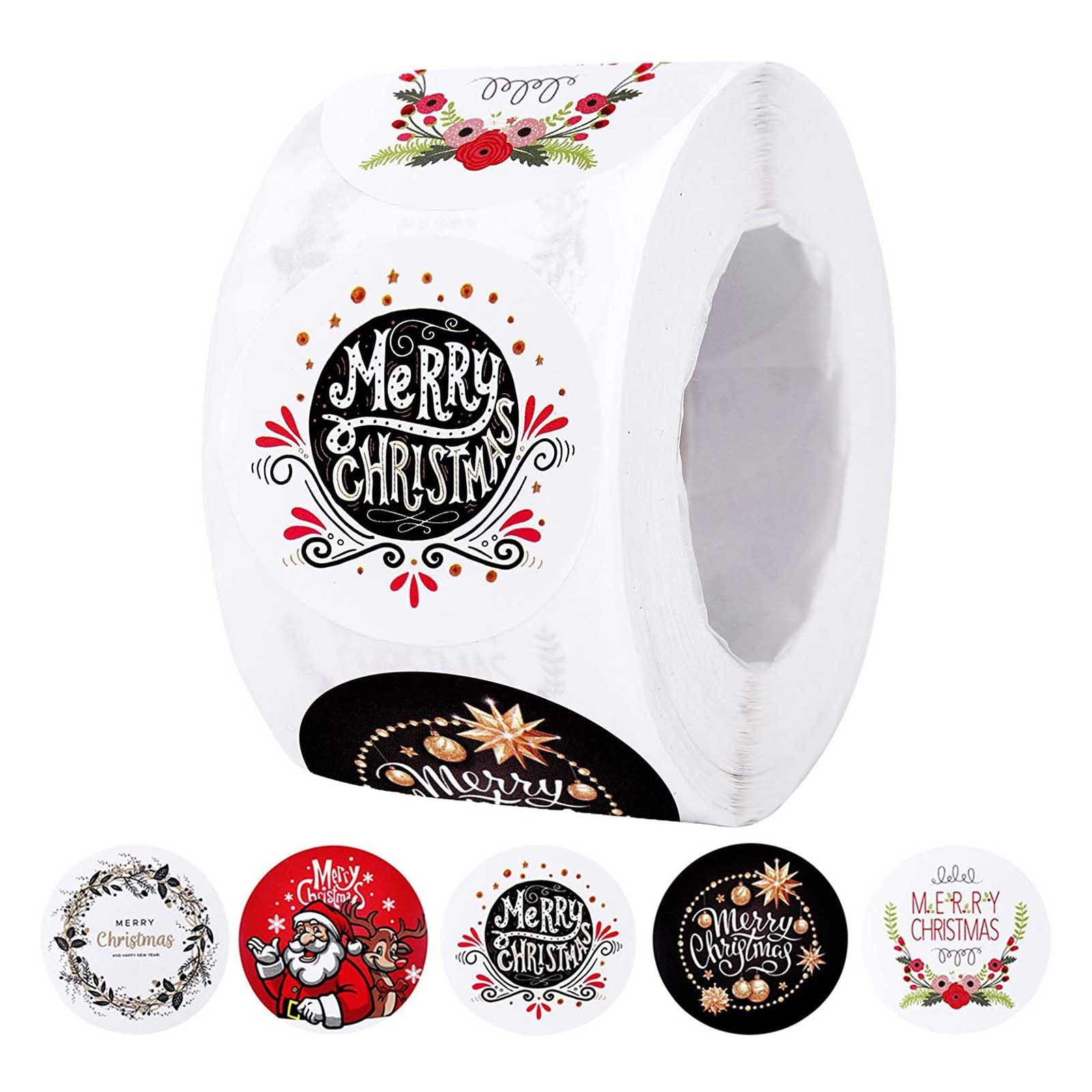 Skoglary Stickers,500pcs Stickers/Roll Stickers Christmas Stickers ...