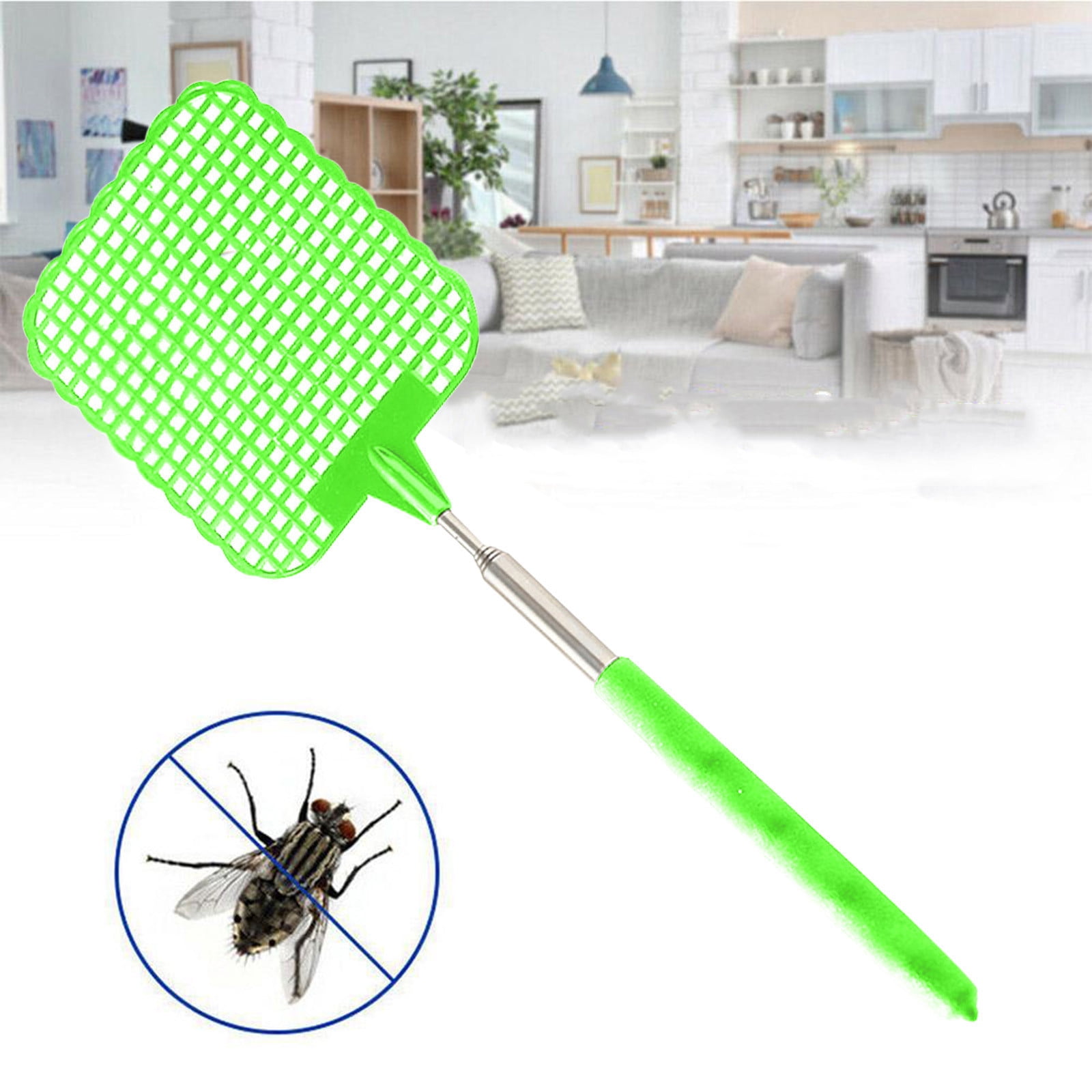 Skoglary Tools,Mini Retractable Stainless Steel Fly Swatter Durable ...