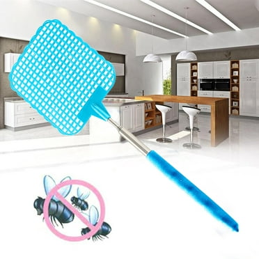 Evriholder Extendable Fly Swatter, Plastic Ergonomic Handle, Extends to ...