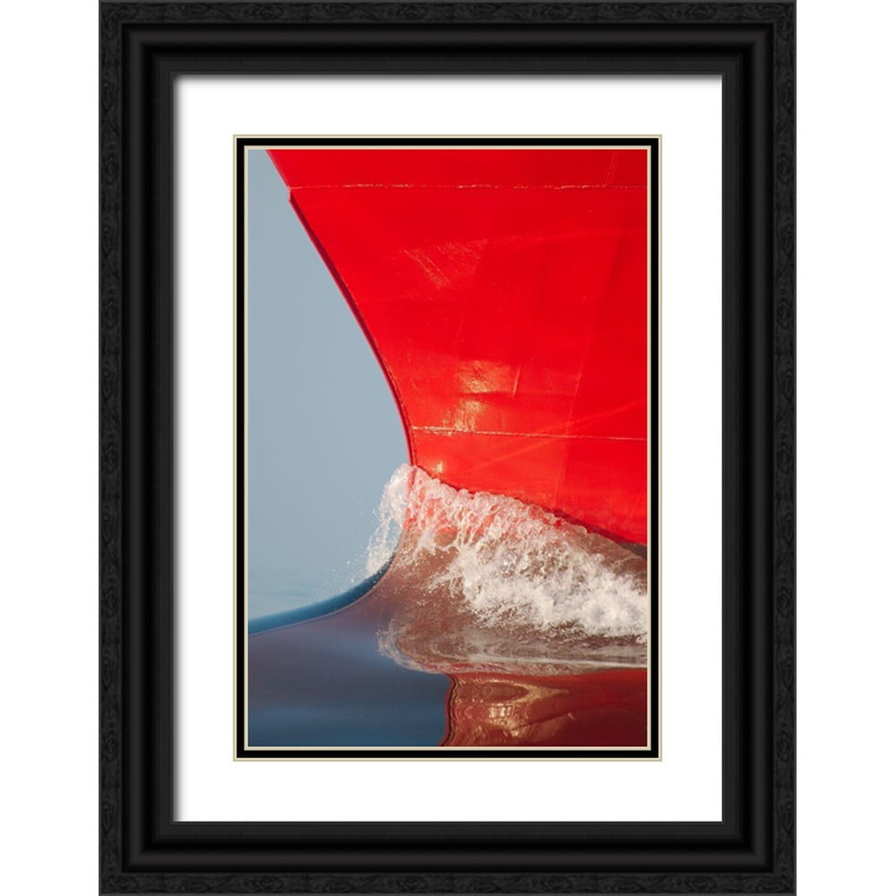 Skogvik, Bjarne 11x14 Black Ornate Wood Framed with Double Matting ...