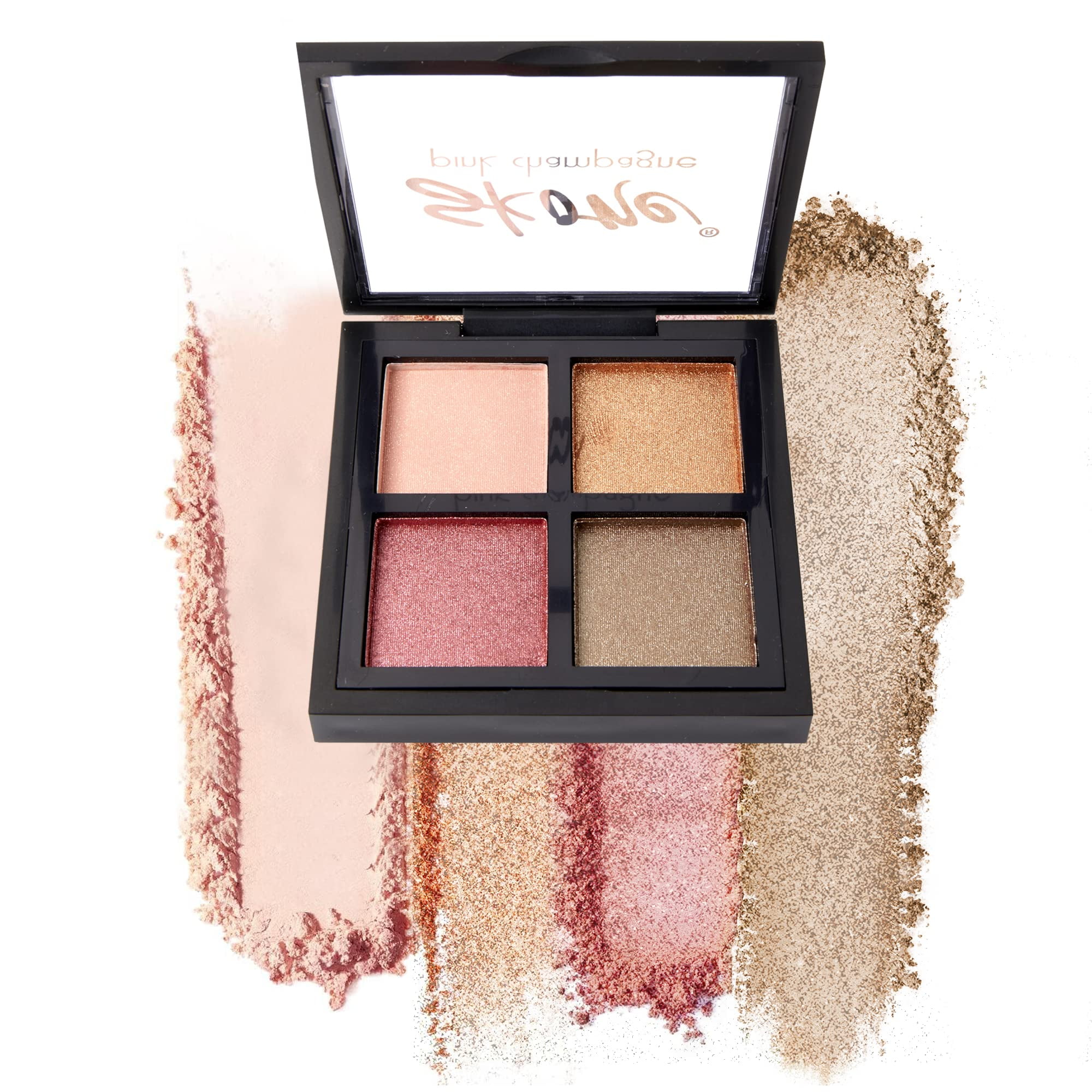 Skone Pink Champagne Eyeshadow Quad - Smokey Eye Makeup, Shimmery ...
