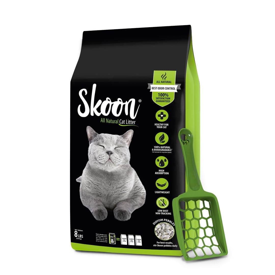 Skoon All Natural Cat Litter + Pooper Skooper - Original - Lightweight ...