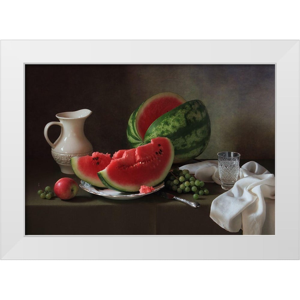 Skorokhod, Tatyana 18x14 White Modern Wood Framed Museum Art Print ...