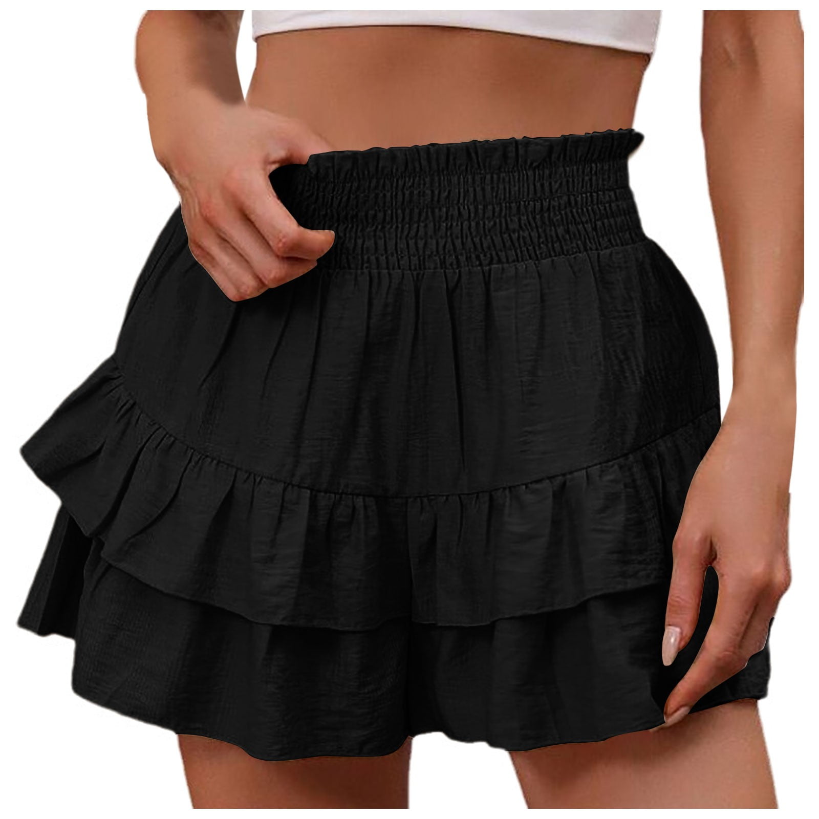 Skorts for Women Dressy Casual Plus Tummy Control Sports Tennis Trendy ...