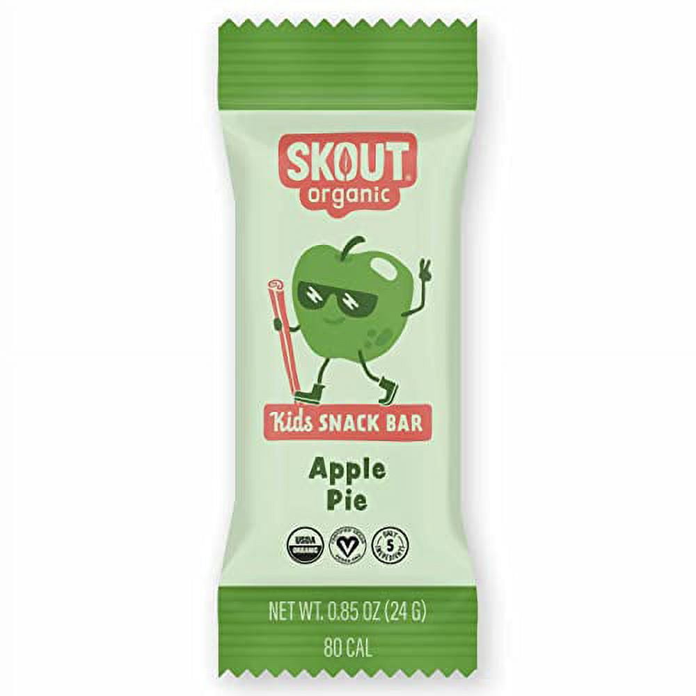 Skout Organic Apple Pie Kids Snack Bars (18 Pack) | Organic Kids Snack ...
