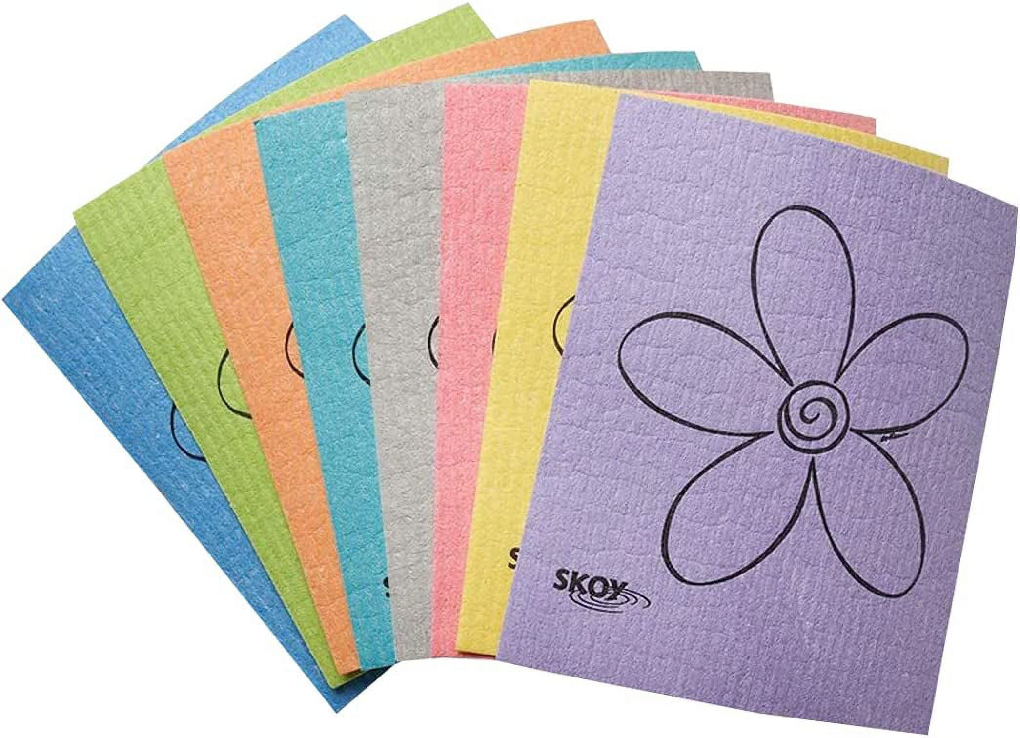 Skoy Cloth, 8-Pack Eco-Friendly and Reusable Swedish Dishcloth, for ...