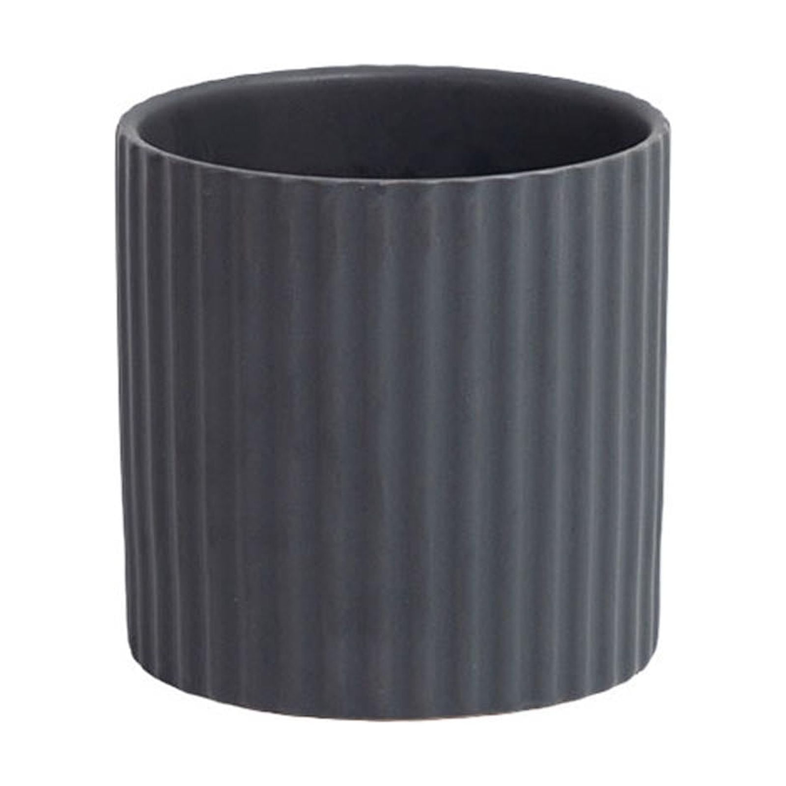 Skpabo 12cm Round Gray Ceramic Plant Pot with Drainage Holes - Walmart.com