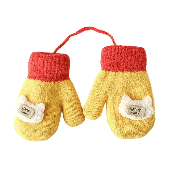 Skpblutn Casual Fashionable Mittens for Women Cold Weather Insulated ...
