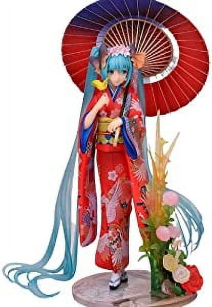 Skpitin 23CM Miku Figure Miku Kimono Figure Anime Girl Figure Action ...
