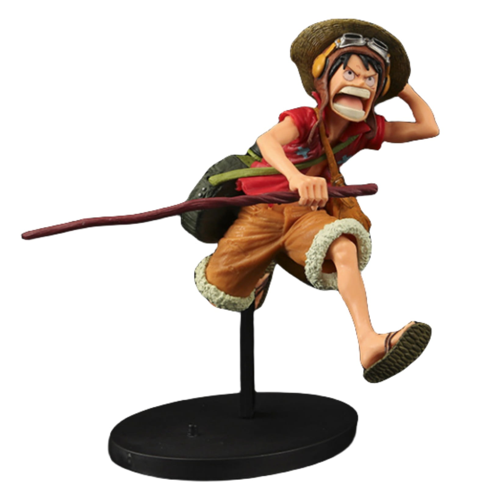 Skpitin Anime Character Run at full speed Luffy（Red）Figure Doll PVC ...