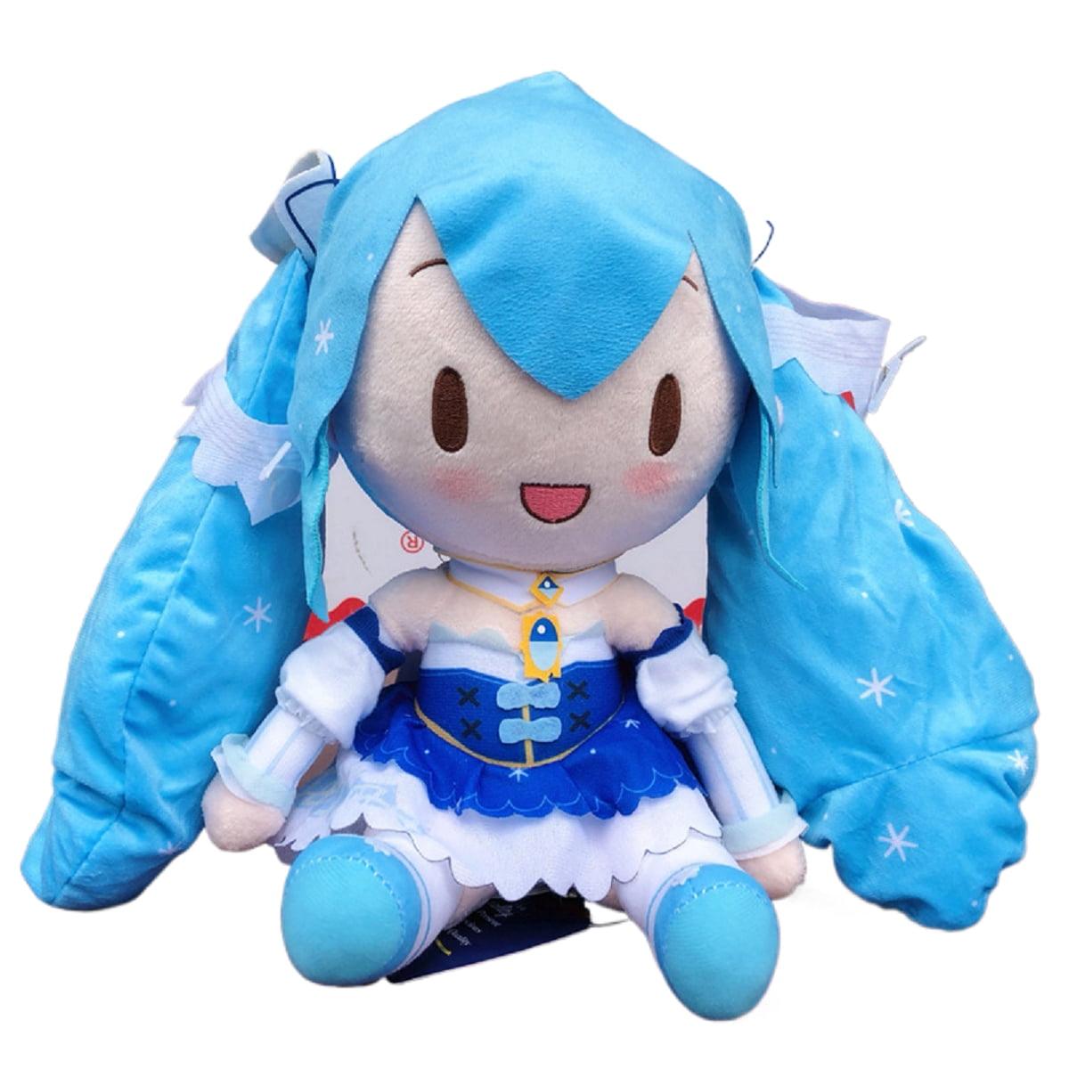 Skpitin Anime Miku Plush Series Snow Miku Plush Stuffed Soft Plush ...