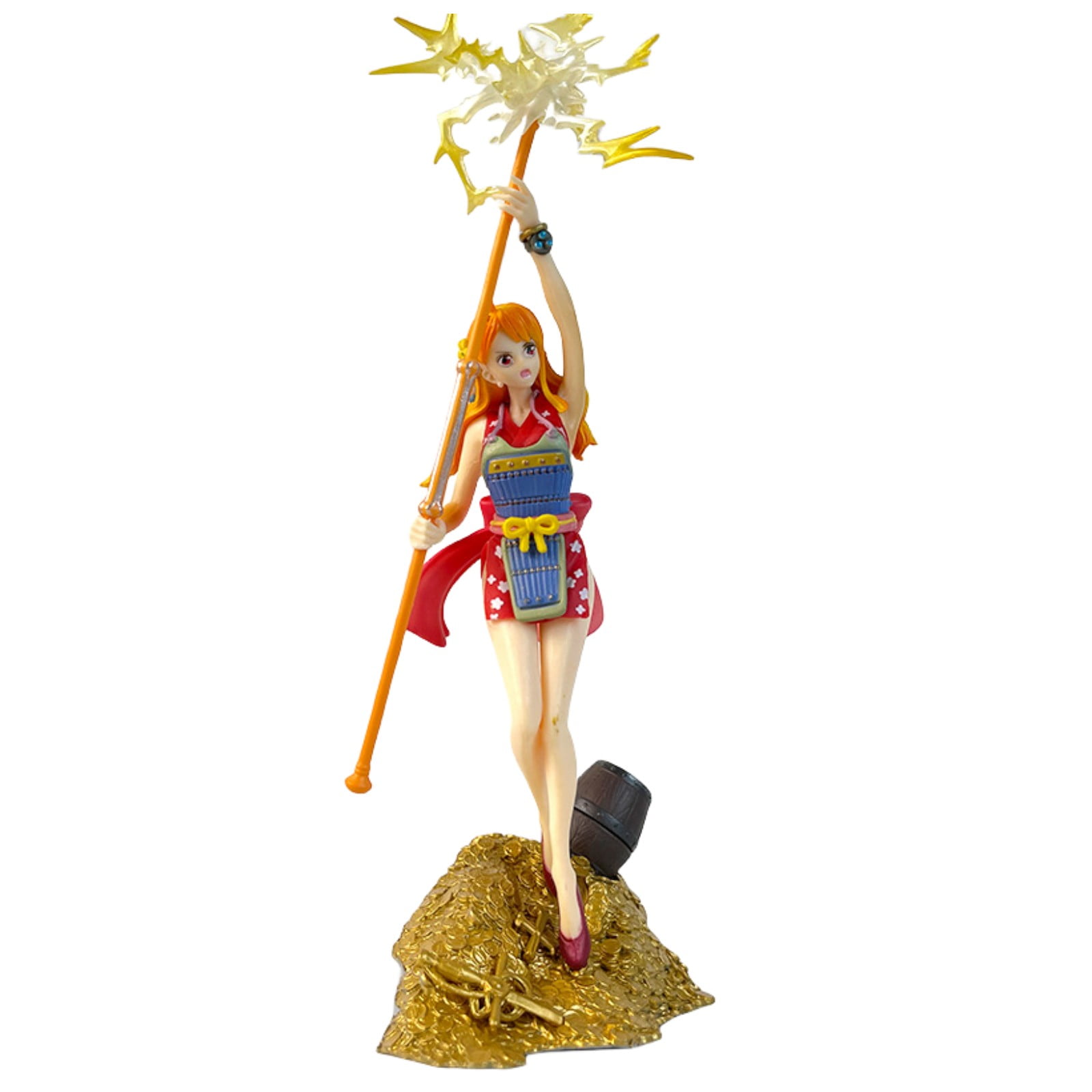 Skpitin Combat weather stick Nami Figure Model Doll Animated Figure ...