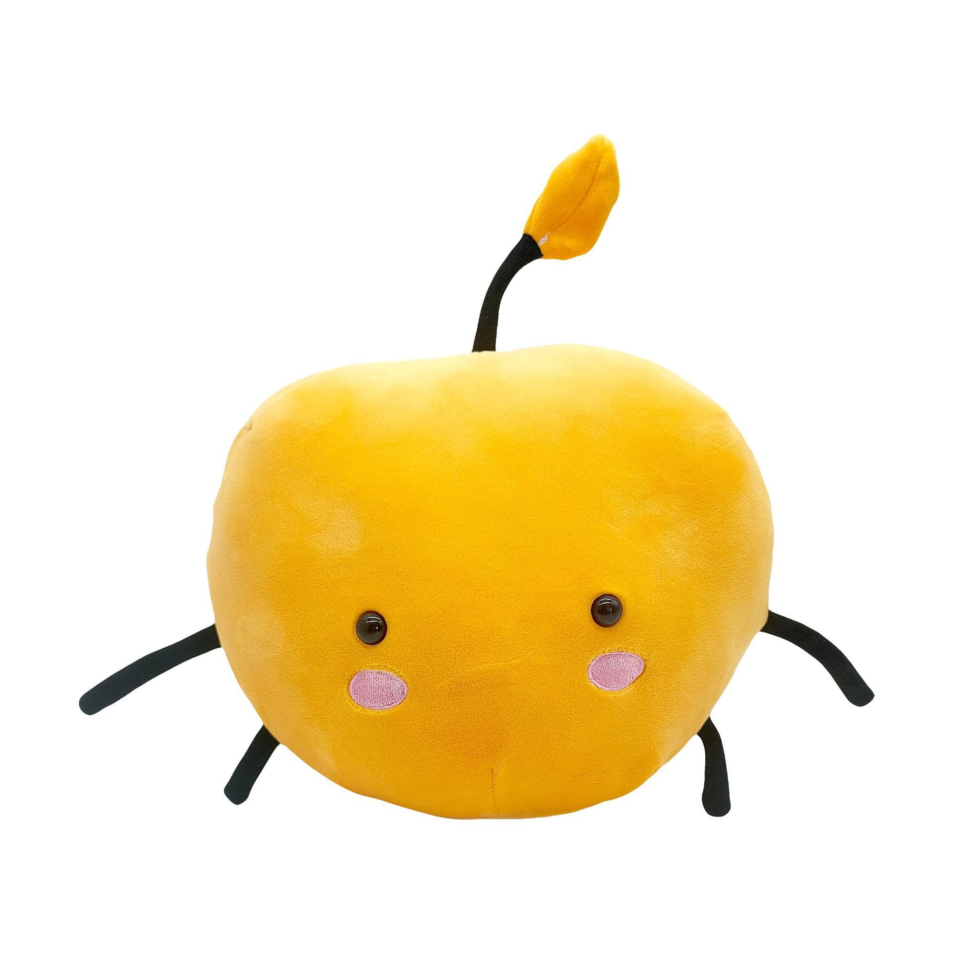 Skpitin Stardew Valley Plush Junimo Yellow - 9.8 Inch Cartoon Apple ...