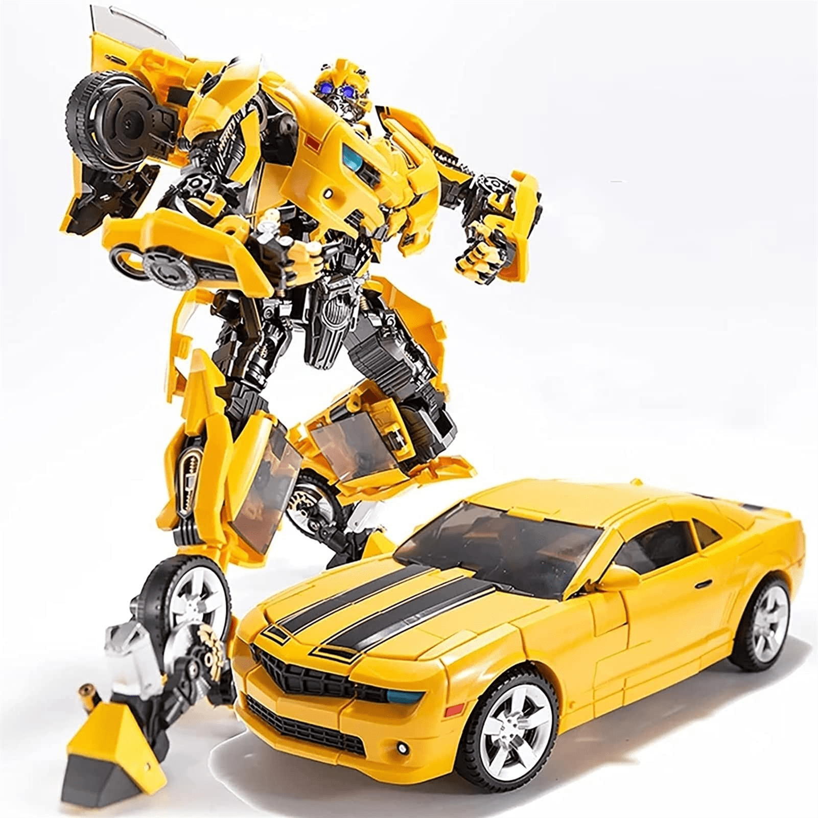 Skpitin Transformer Toy Leader Class Bumblebee（11 Inch）Action Figure ...