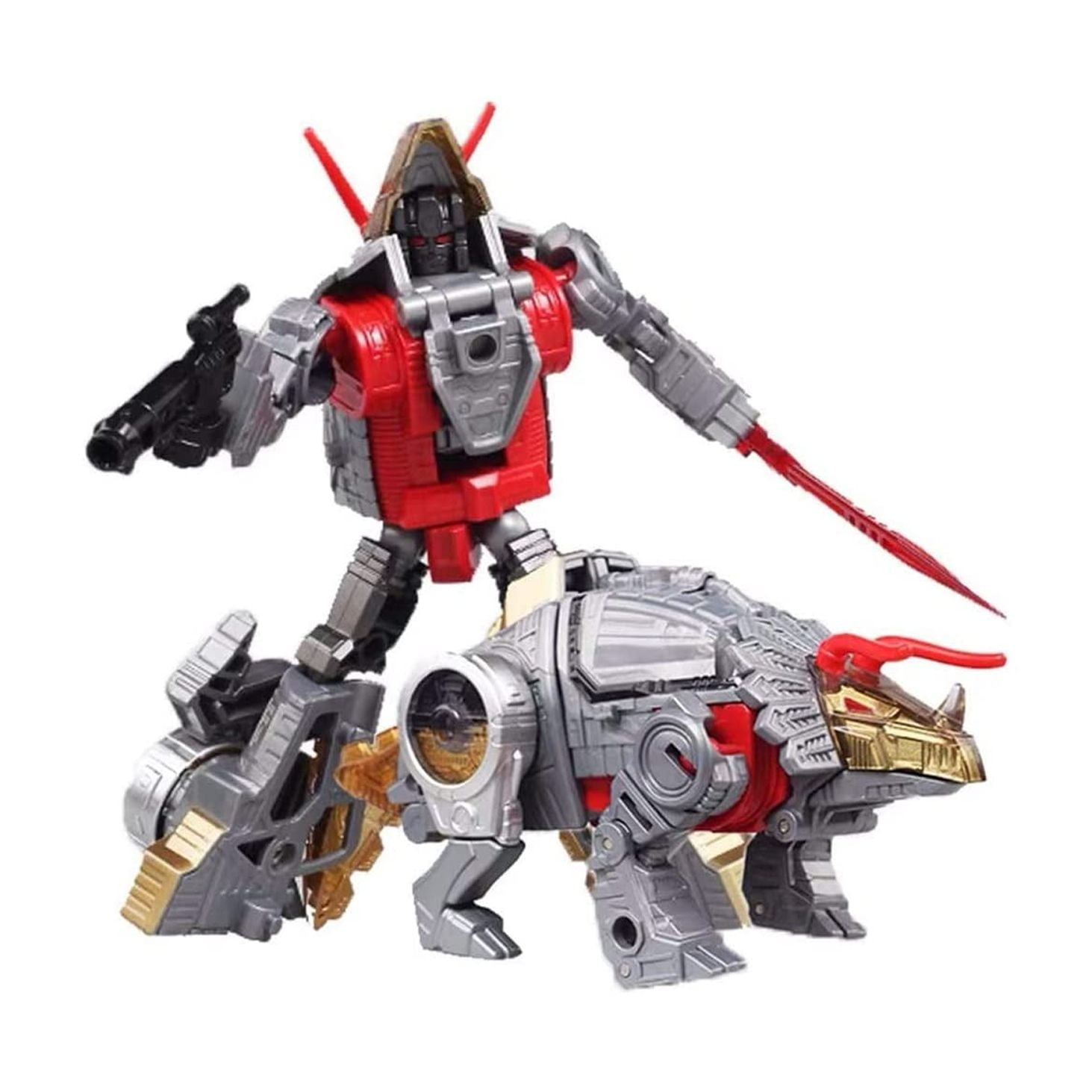 Skpitin Transformer Toys Deformation Dinoking Volcanicus Grimlock Slag ...