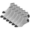 Sksloeg 12 Pack Mens Low Cut Ankle Socks with Cushion, Athletic ...