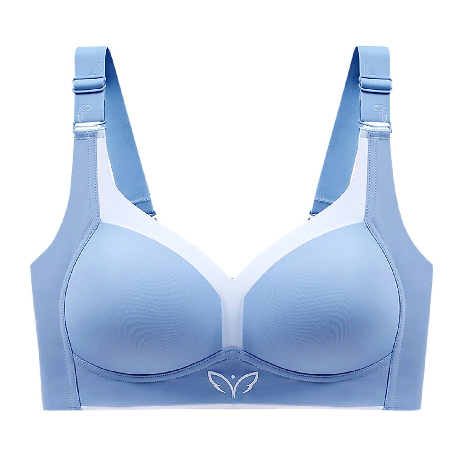 Sksloeg Ladies Bras Seamless Bra with Full Coverage, Wireless Push Up ...