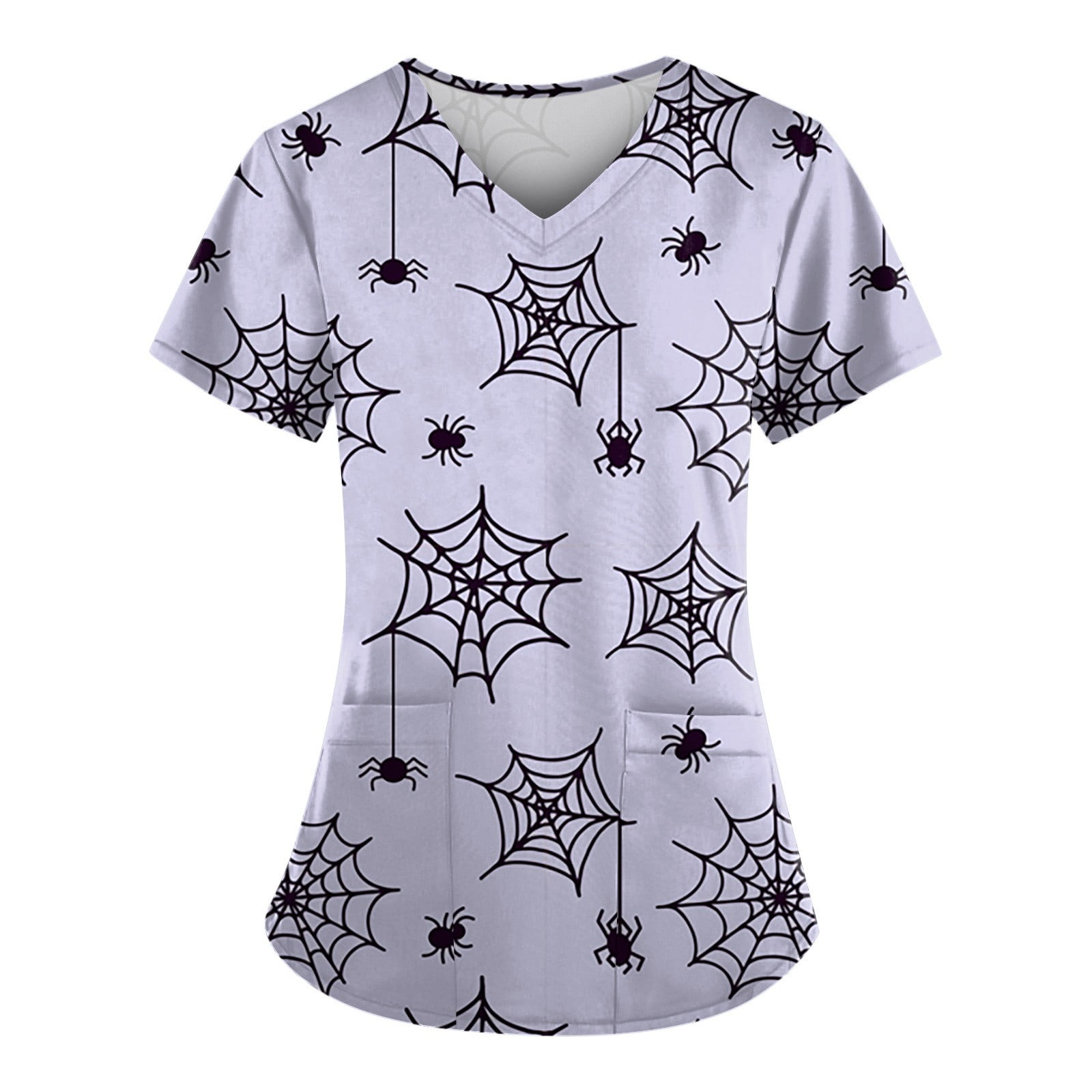 Sksloeg Sksloeg Scrub Top For Women Fashion 2024 Halloween Day Top ...