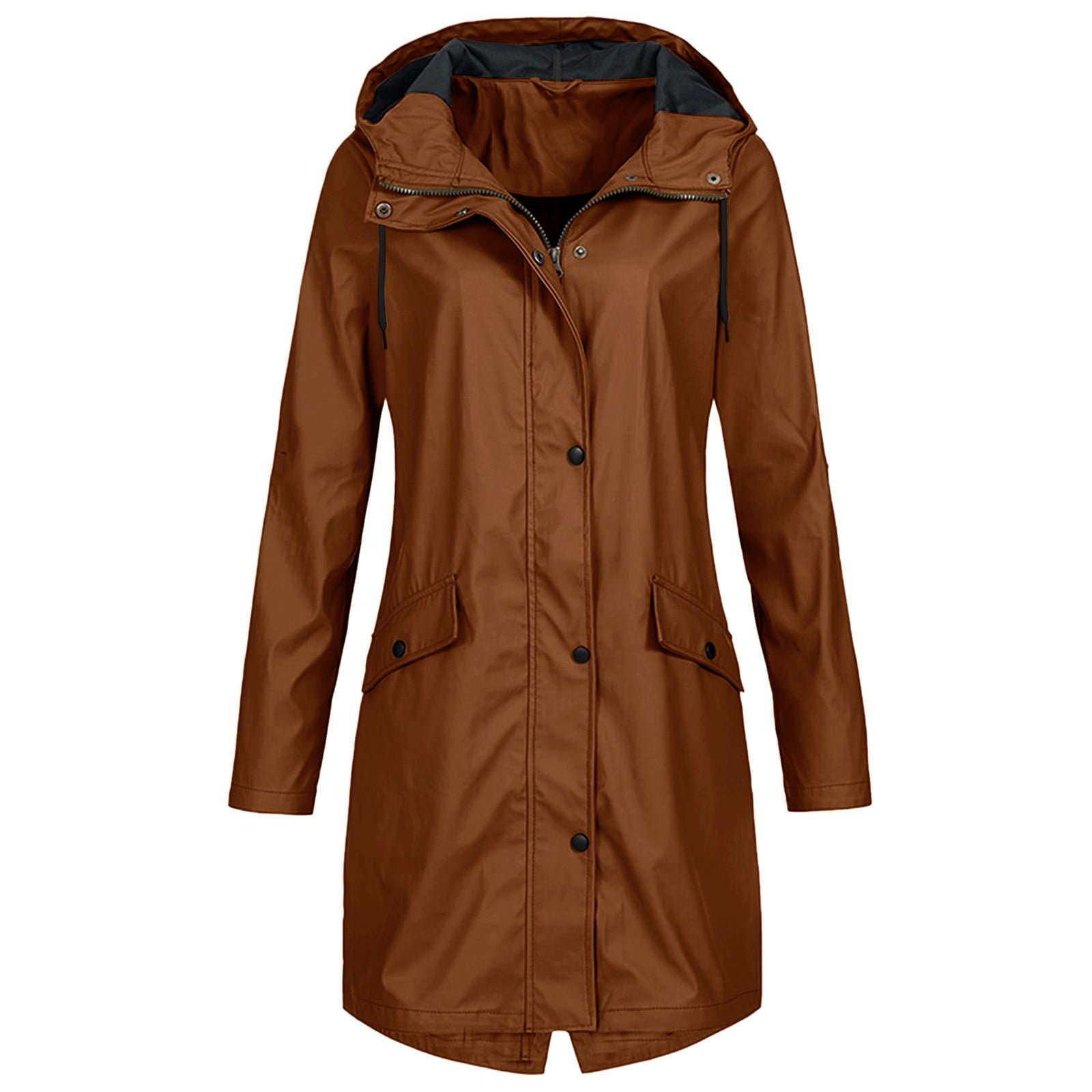 Sksloeg Waterproof Jacket Women Waterproof Lightweight Raincoat ...