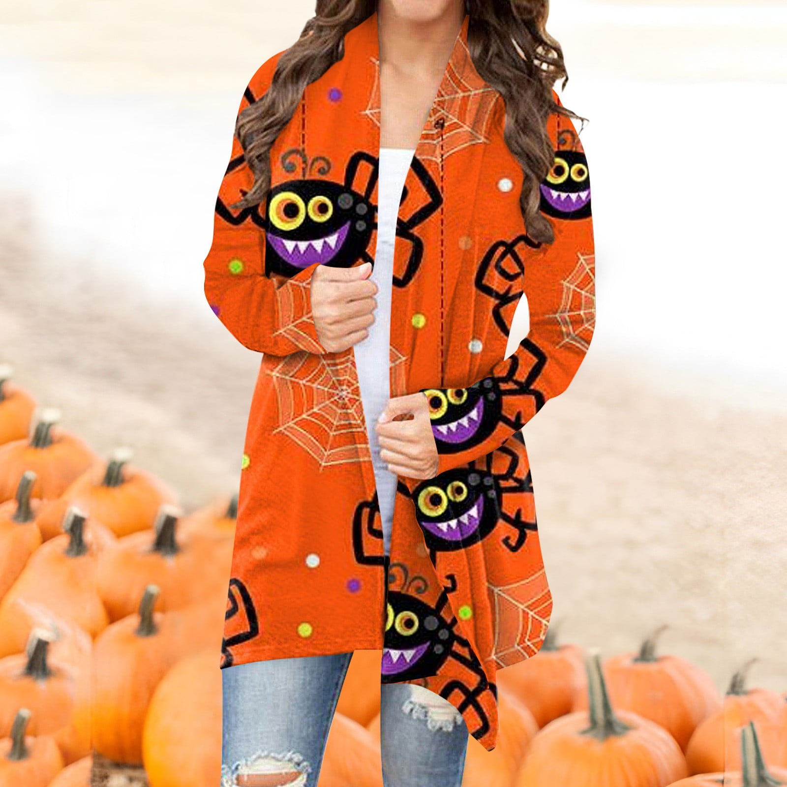 Sksloeg Women Cardigan for Dress Open Front Knit Cardigan Long Sleeve ...