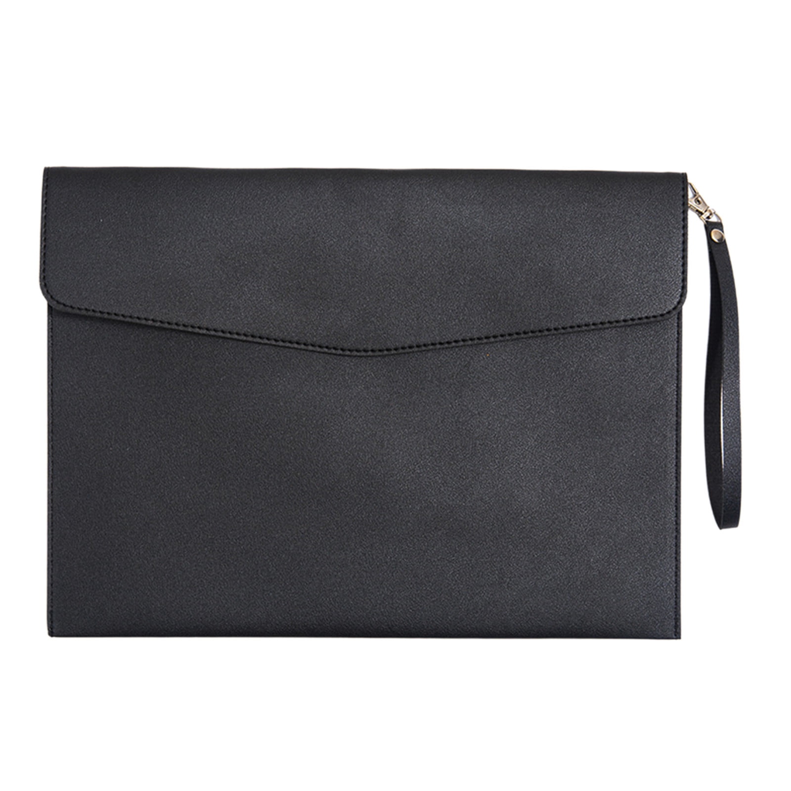 Sktrjpolfis Leather Document Folder Waterproof File Organizer for ...