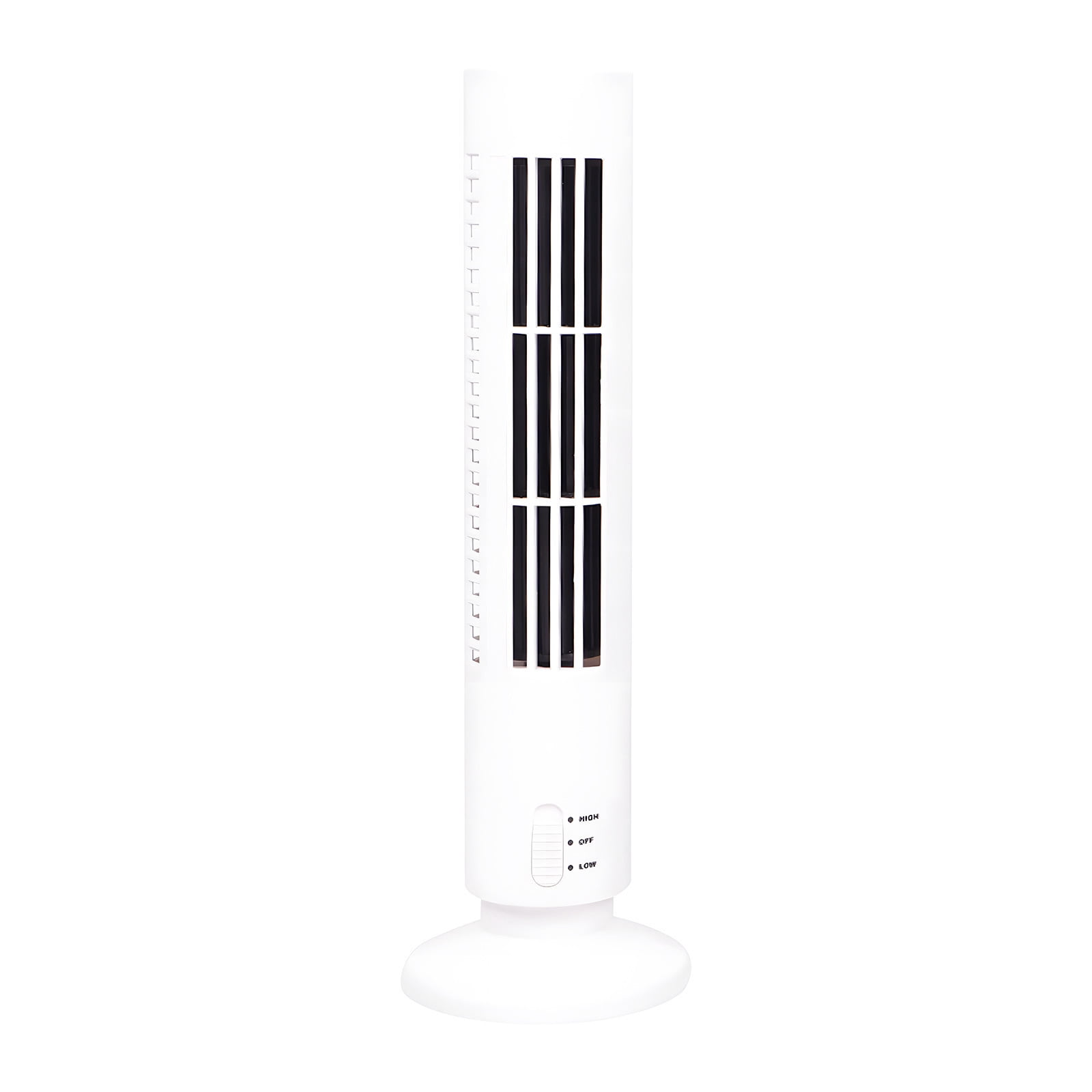 Sktrjpolfis Mini Tower Fan, 2-Speed Table Fan, Space-Saving, USB ...