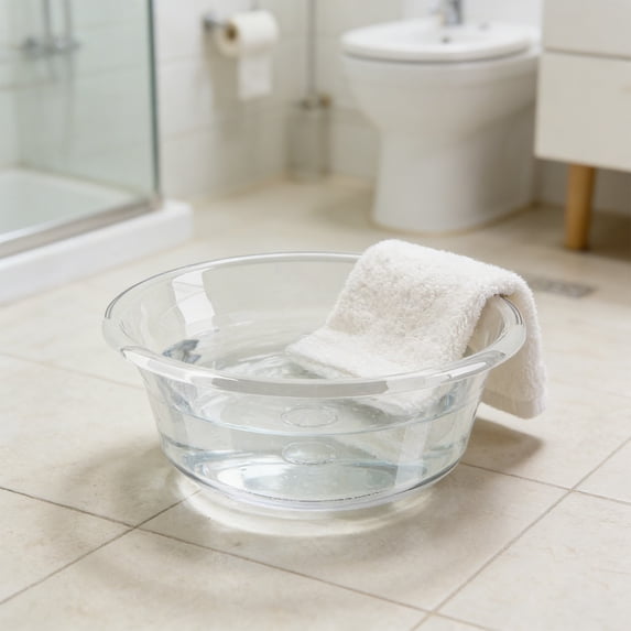 Sktrjpolfis Thickened Transparent Plastic Basin, Large Capacity Multi ...