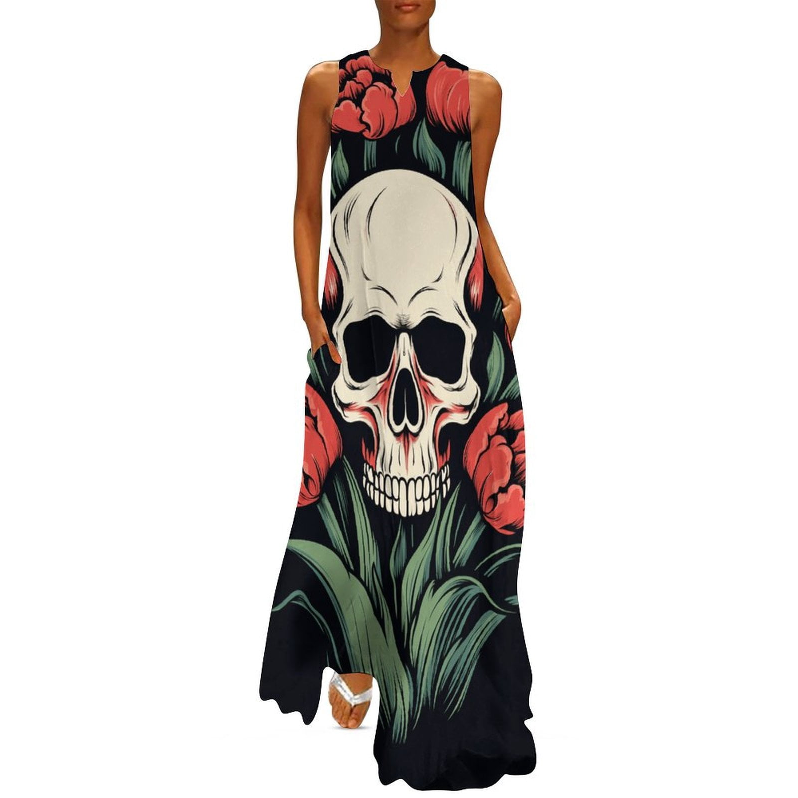 Skull 2025 Dress Evening Elegant And Chic Women for Outfits Beach ...