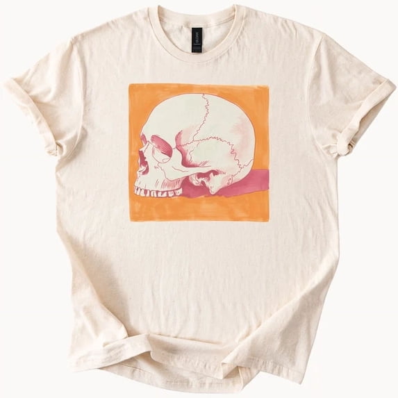 Skull Anatomy T-Shirt Science Goth Style Apparel - Walmart.com