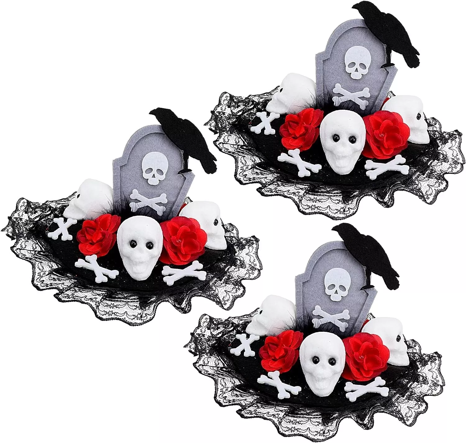 Skull And Tombstone Table Centerpiece Spooky Halloween Party ...