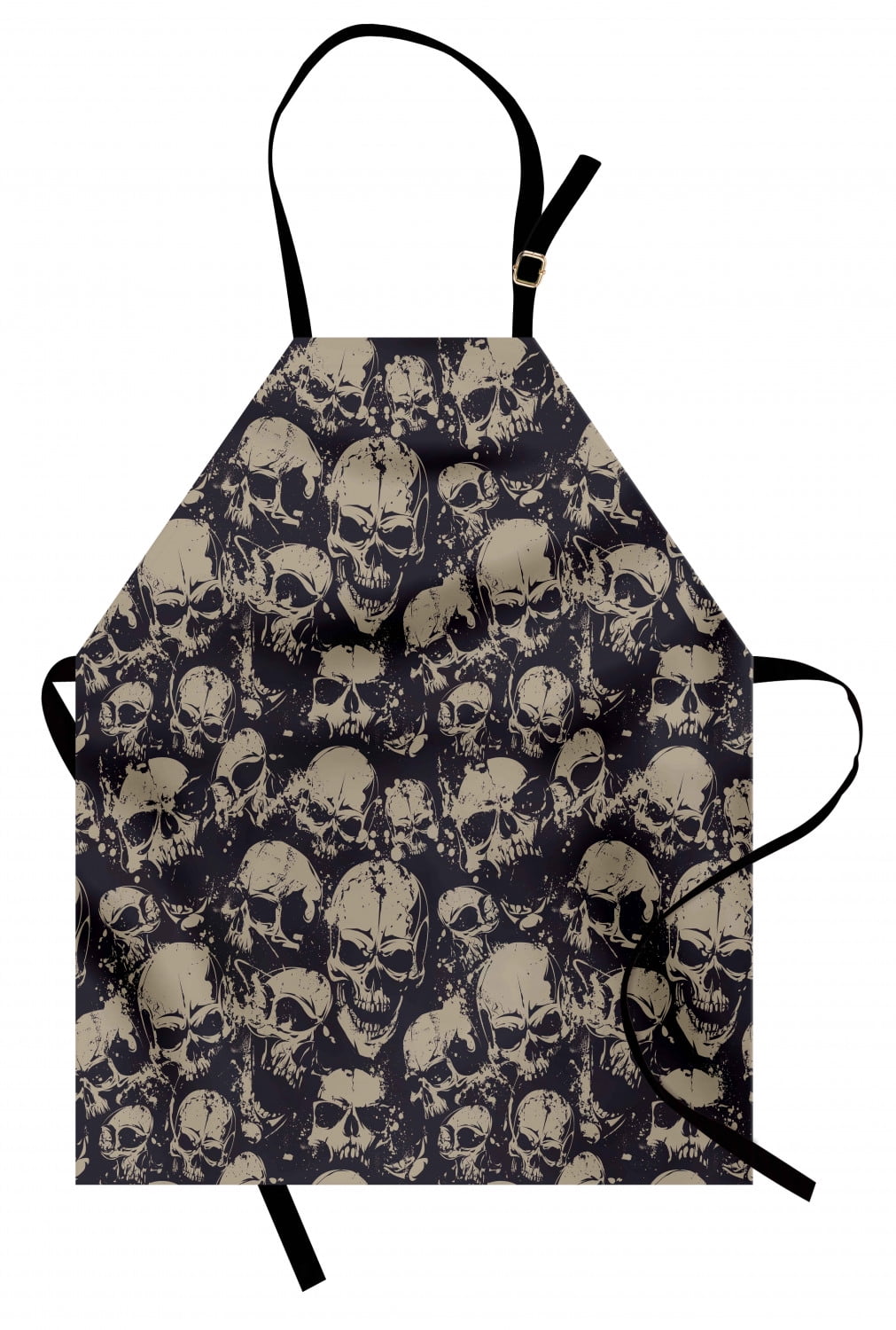 Skull Apron Grunge Scary Skulls Sketchy Graveyard Death Evil Face ...