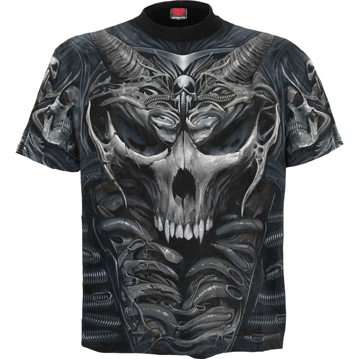 Skull Armour T-Shirt, size: X-Large | Cotton by Medieval Collectibles ...