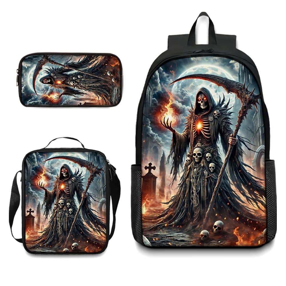 Skull Backpack for Teens/Womens/Mens/ Casual Daypack Backpack with ...
