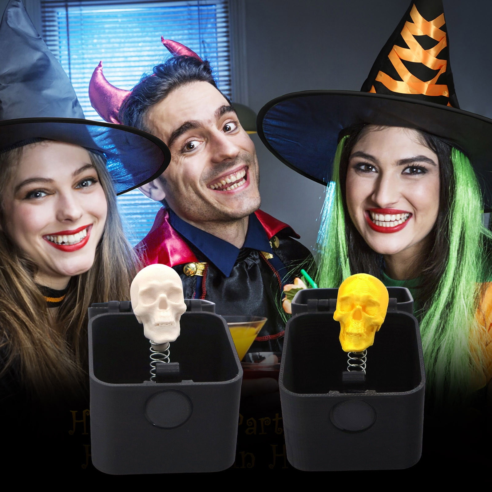 Skull in a Box Surprise Gag Gift | Plastic Skull Toy Model | Novelty ...