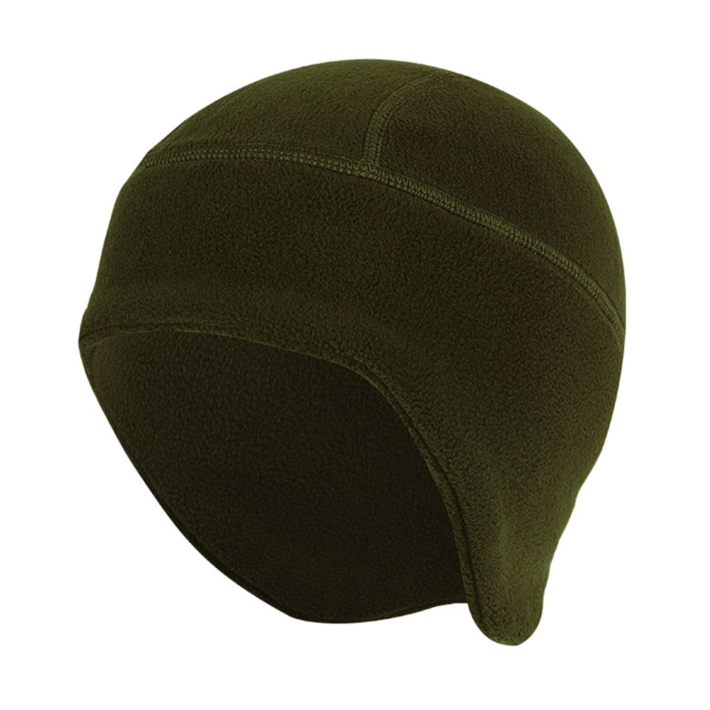 Skull Cap with Ear Flaps, Autumn Winter Windproof Soft Warm Fleece ...