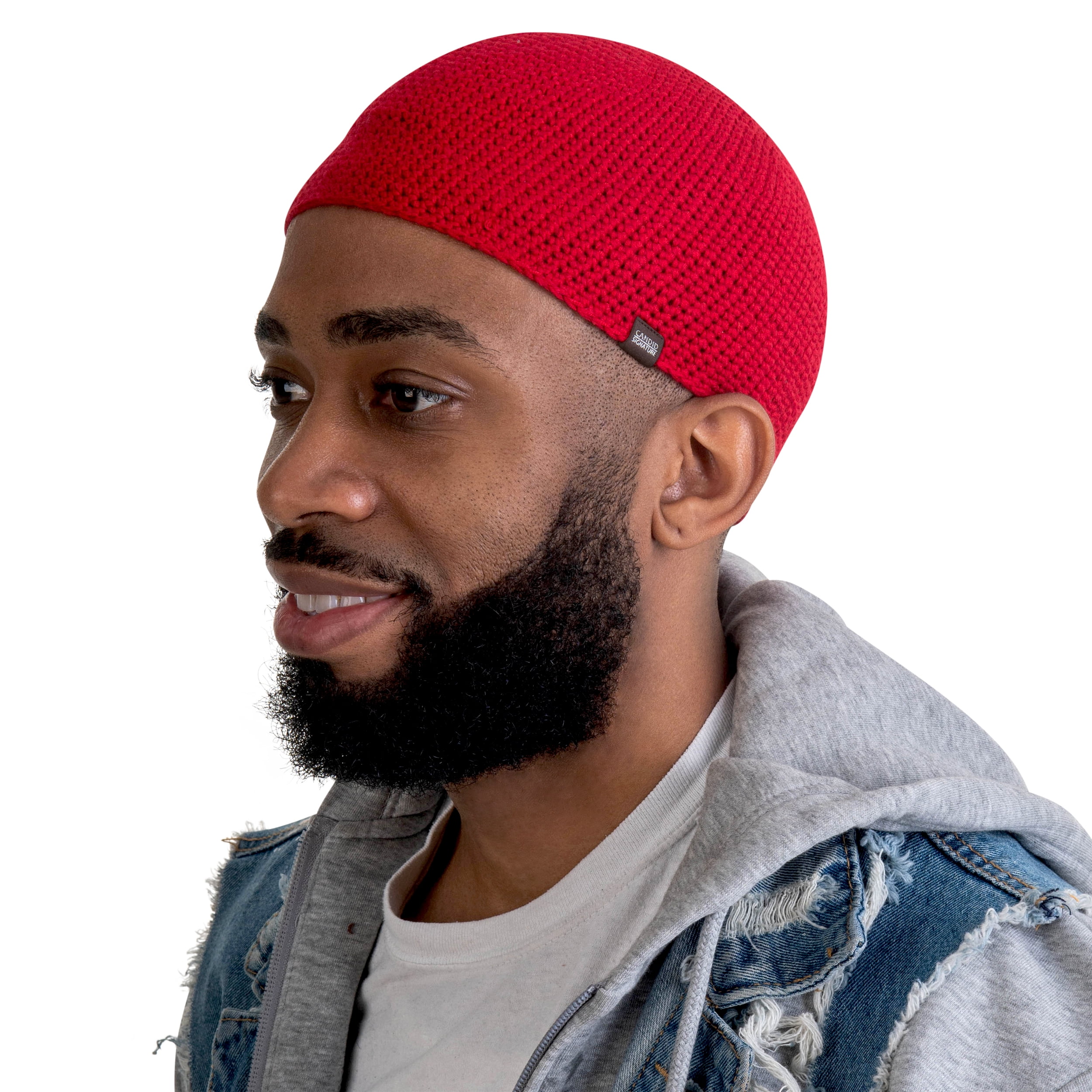 Skull Caps for Men Handmade Knit Cap with Breathable & Cooling Bamboo ...