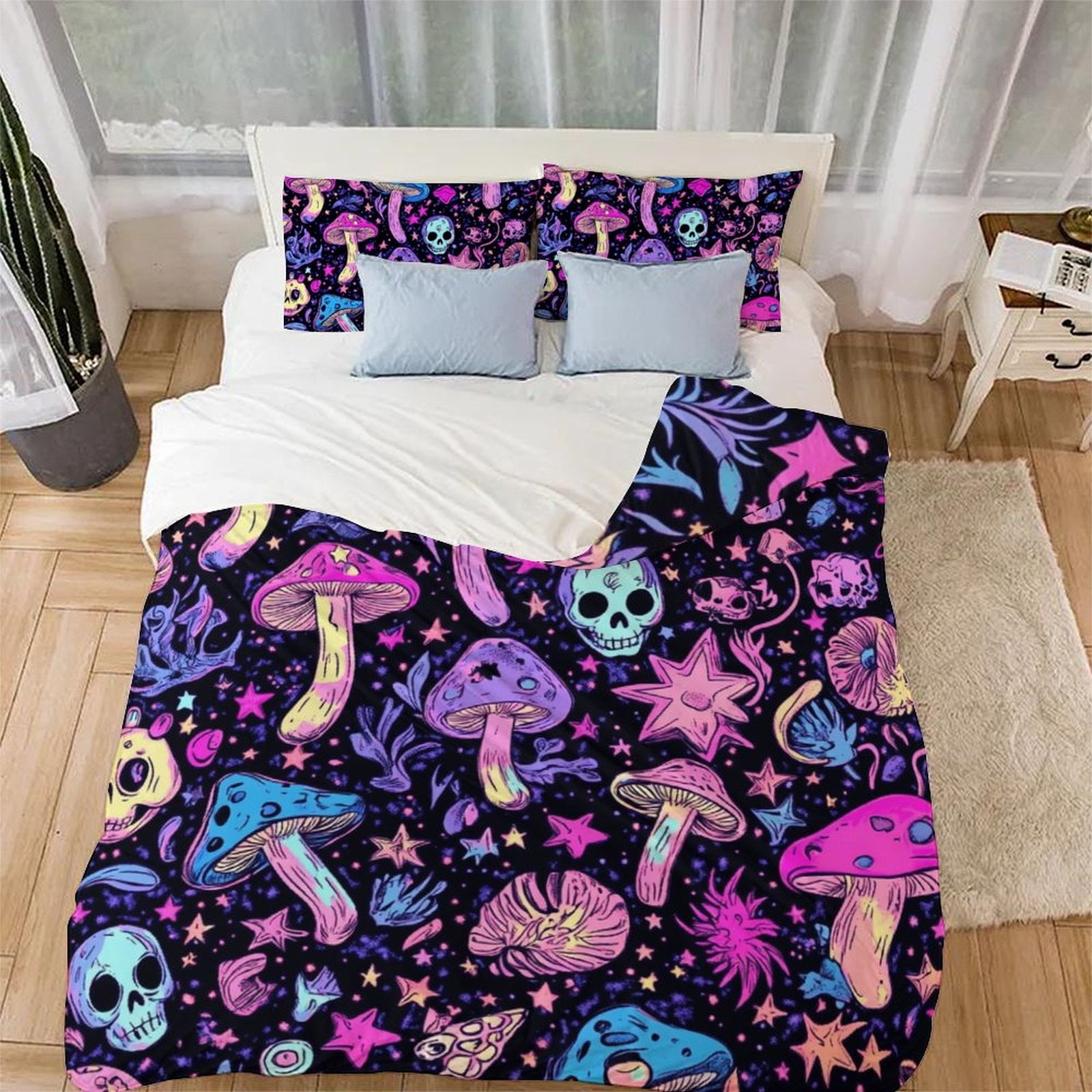 Skull Comforter Covers Bedding Set 3D Printed Duvet Cover Quilt Cover ...