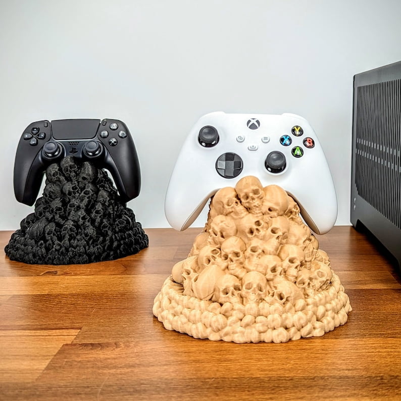 Skull Controller Stand - Controller Holder - Gifts For Gamers - For PS5 ...